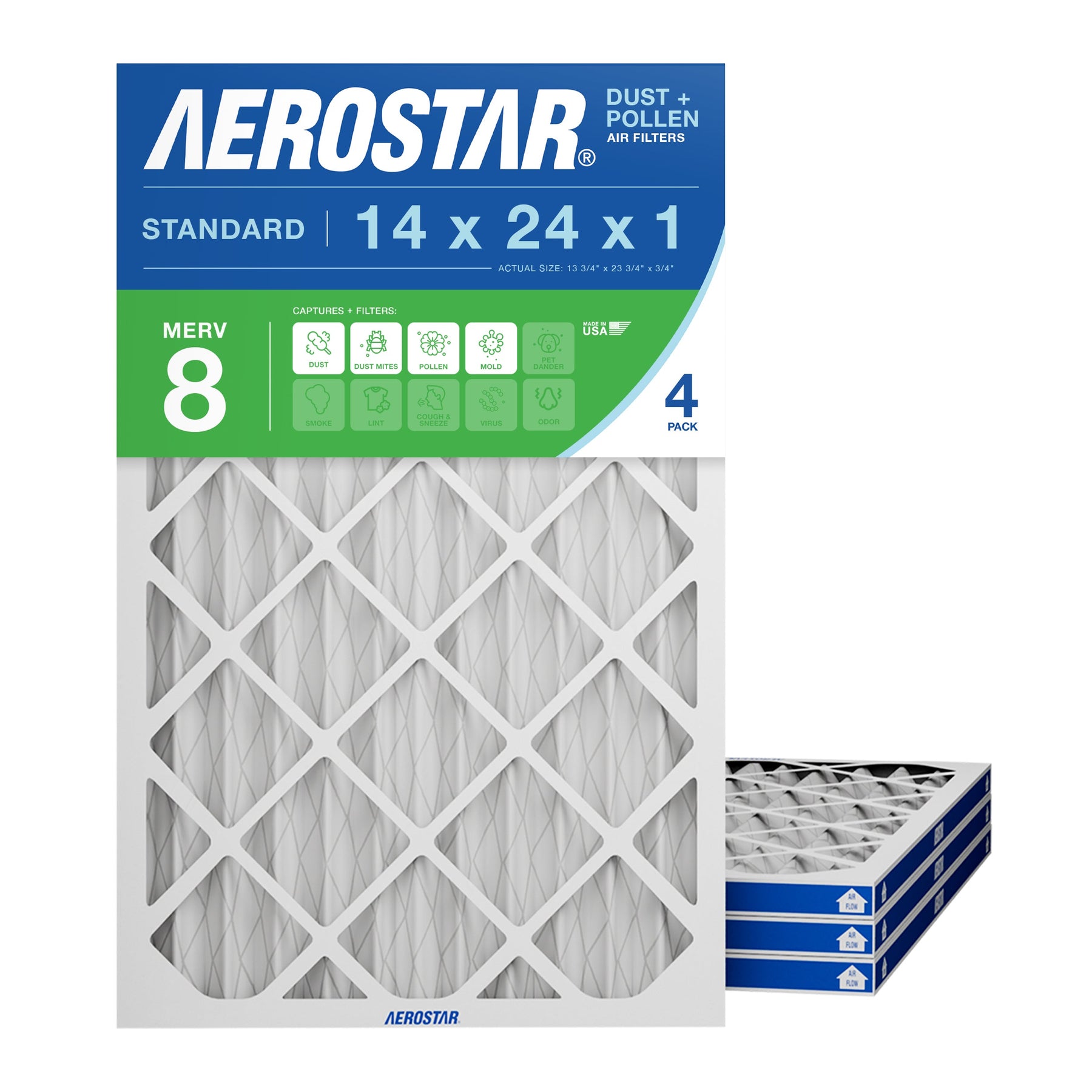 14x24x1 Aerostar Air Filter – Factory Direct Filters